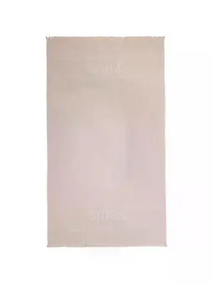 Guess Logo Beach Towel - Neutrals