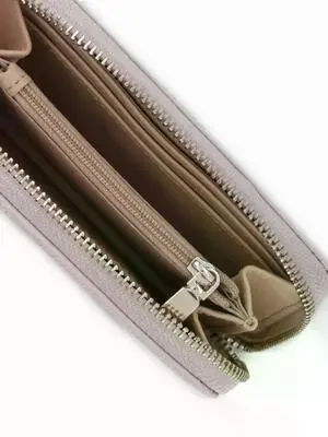 Guess Laurel Logo-plaque Pebbled-effect Wallet