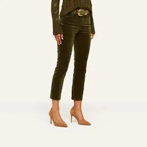 L'Agence Celestia Velvet Slim-leg Jean
