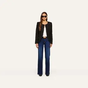 L'Agence Nerina Tweed Blazer - Black