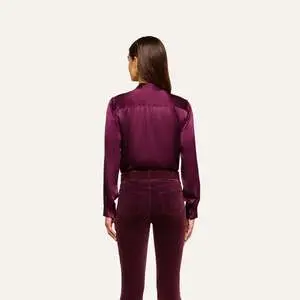 L'Agence Bianca Silk Blouse Top