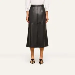 L'Agence Robyn Vegan Leather Skirt