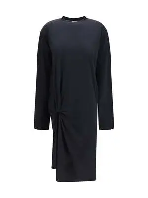 Balenciaga Twisted-knot Cotton Dress