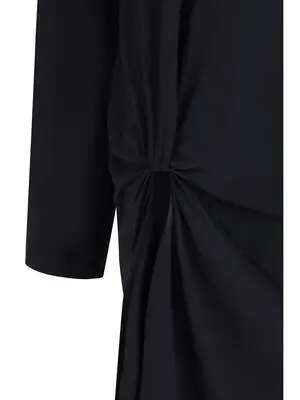 Balenciaga Twisted-knot Cotton Dress