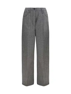 Prada Mouliné Wool Pants