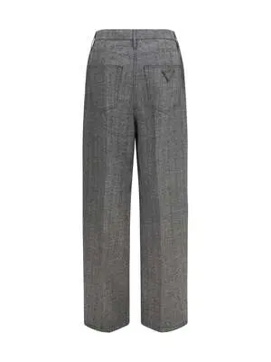 Prada Mouliné Wool Pants