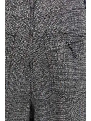 Prada Mouliné Wool Pants