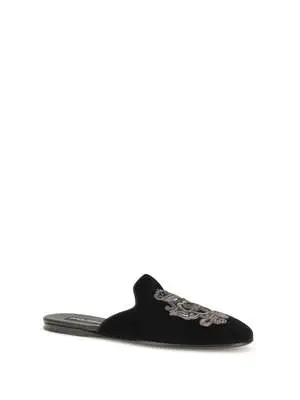 Dolce & Gabbana Velvet Slippers