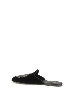 Dolce & Gabbana Velvet Slippers
