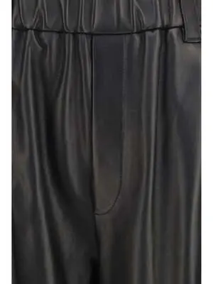 Brunello Cucinelli Baggy Nappa Leather Pants