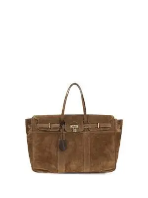 Brunello Cucinelli Explorer Suede Travel Bag