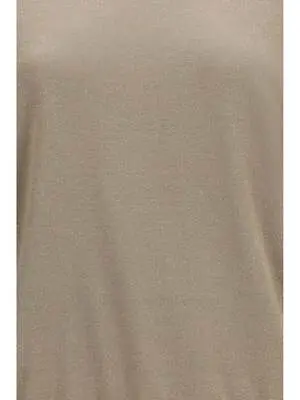 Brunello Cucinelli Short-sleeve Cashmere And Silk Sweater - Cream