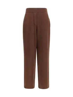 Brunello Cucinelli Cashmere-blend Pants - Brown