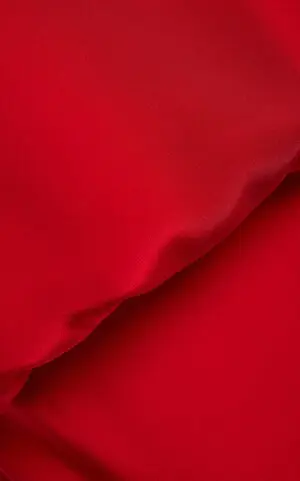 Prabal Gurung Four-ply Silk Crepe Mock-neck Open Cocoon Column Dress - Red