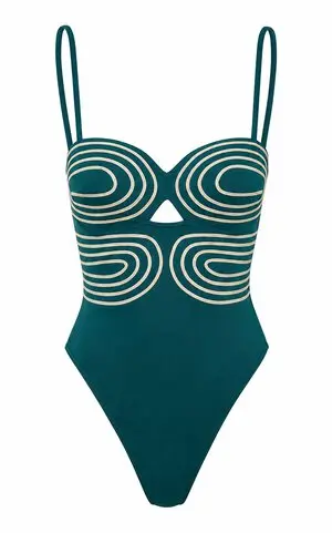 ANDRES OTALORA Placer Isleo One-piece Swimsuit - Turquoise