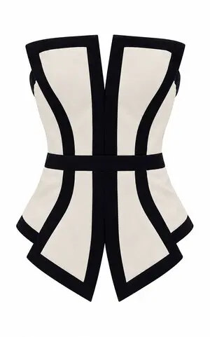 ANDRES OTALORA La Orilla Del Mar Cotton-blend Top
