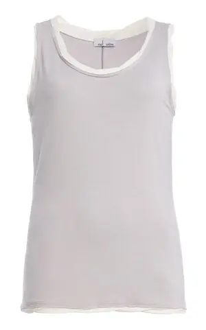 MEL USINE Blois Twisted-trim Tank - Grey