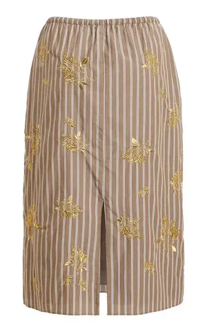 Altuzarra Vicky Cotton Midi Skirt