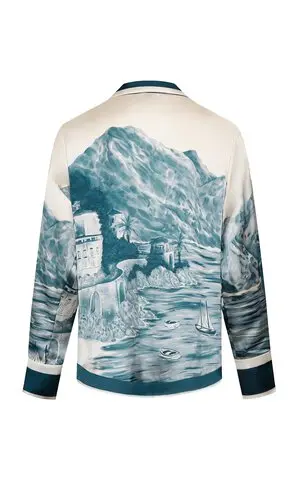 ANDRES OTALORA Tarde De Verano Satin Shirt
