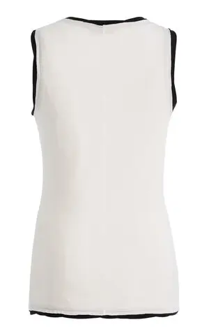 MEL USINE Blois Twisted-trim Tank Top