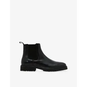 REISS Milton Leather Chelsea Boots - Black