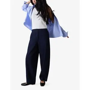 Whistles Barrel High-rise Denim Trousers