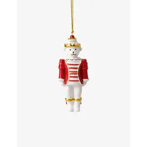 VILLEROY & BOCH Christmas Classics 2026 Teddy Nutcracker Hanging Ornament - Multicoloured