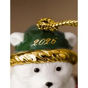 VILLEROY & BOCH Christmas Classic 2026 Teddy Bear Hanging Ornament