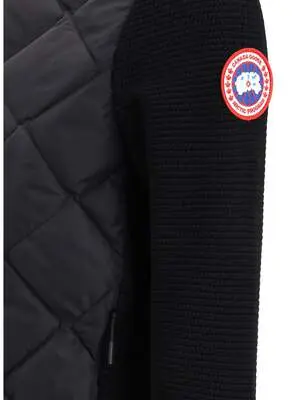 Canada Goose Hybridge® Quilted Knit Hooded Down Jacket