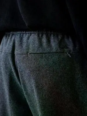Paul & Shark Pleated Turn-up Straight-leg Trousers