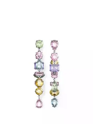 SWAROVSKI Crystal-embellished Drop Earrings - Silver