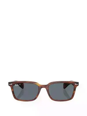 Ray-ban Brunel Rectangle-frame Sunglasses - Brown