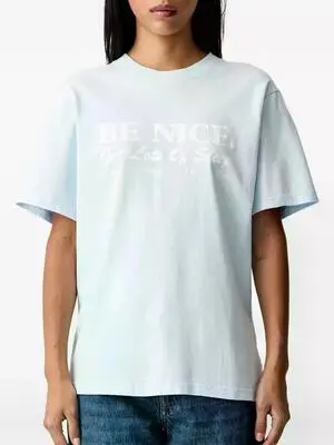 Sporty & Rich Slogan-print T-shirt - Blue