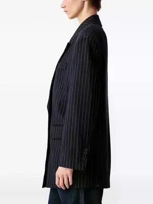 WRSTBHVR Amal Pinstripe-pattern Double-breasted Blazer