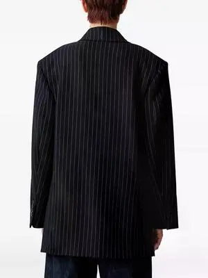 WRSTBHVR Amal Pinstripe-pattern Double-breasted Blazer