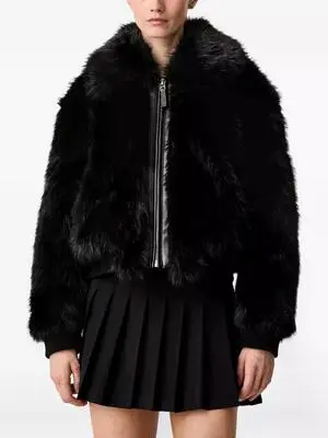 WRSTBHVR Gelija Faux-fur Bomber Jacket - Black
