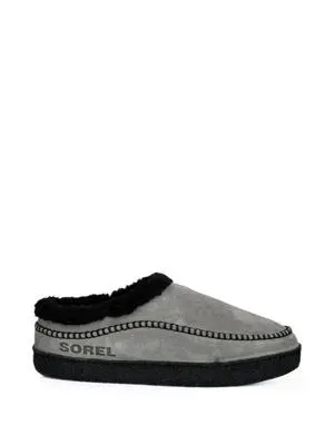 Sorel Lanner Ridge™ Iii Whipstitch Shearling-trim Slippers - Grey
