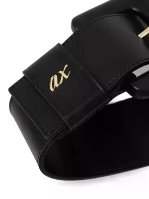 Armani Exchange Logo-plaque Buckle Belt