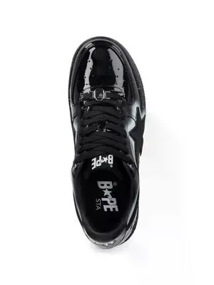 A BATHING APE Sta Spray-effect Low-top Sneakers