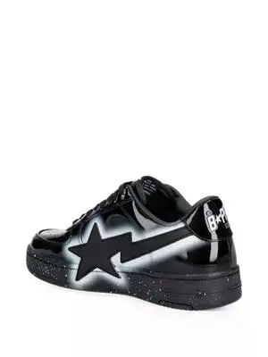 A BATHING APE Sta Spray-effect Low-top Sneakers
