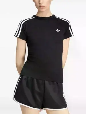 Adidas Side-stripe Trefoil-logo T-shirt