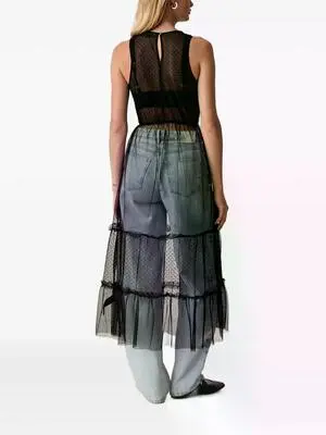 ALLSAINTS Polka-dot Tiered Dress