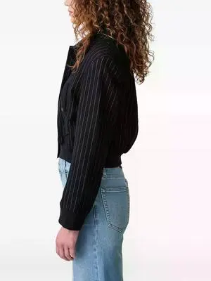 WRSTBHVR Nadeen Pinstripe Cropped Jacket