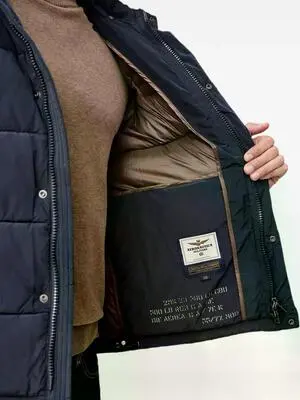 AERONAUTICA MILITARE Quilted Hooded Jacket
