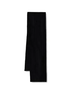 ALLSAINTS Ribbed-knit Scarf - Black
