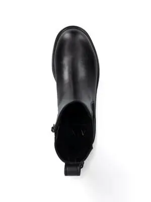 Armani Exchange Elasticated-panel Chelsea Boots