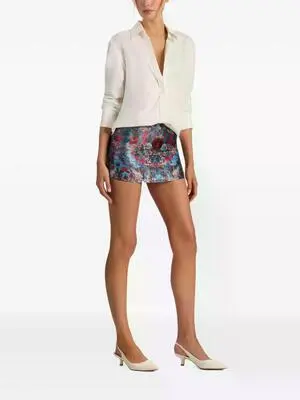 Alice + Olivia Mace Jacquard Skort