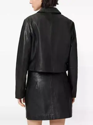 ALLSAINTS Cropped Leather Jacket