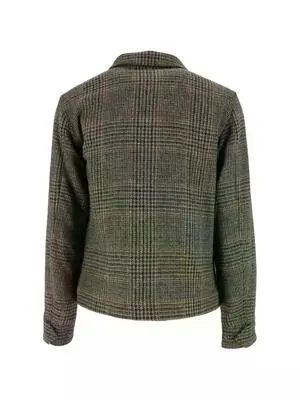 Aspesi Prince Of Wales Check Wool Jacket