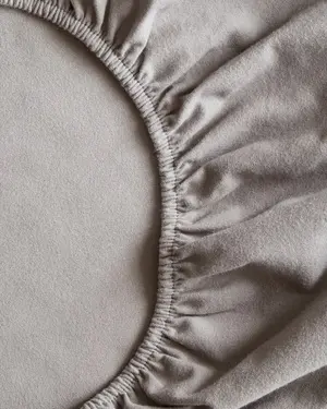 Quince Luxury Organic Flannel Sheet Set - Grey